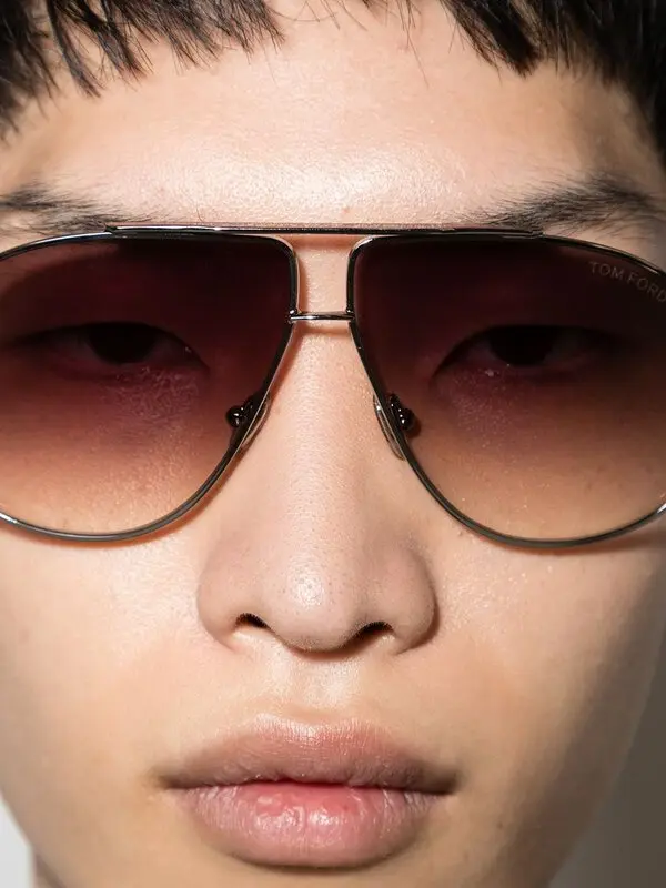 TOM FORD Riley Aviator-frame Sunglasses