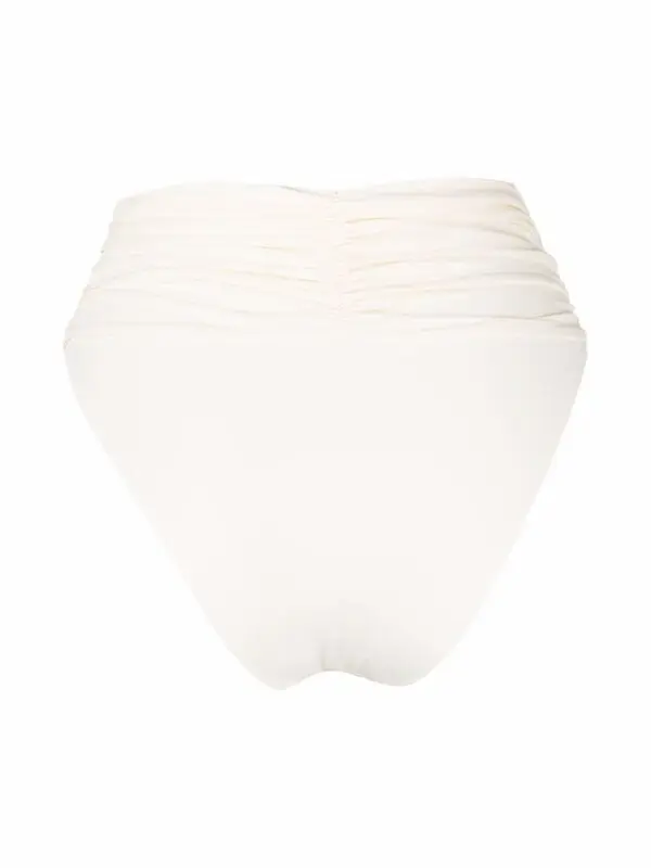 Magda Butrym Floral-appliqué Bikini Bottom - Neutrals