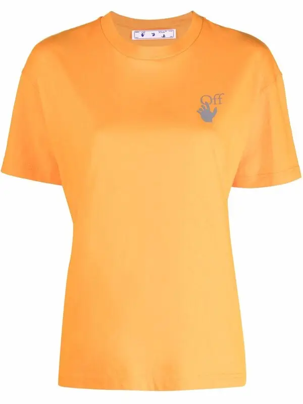 Off-White Arrows-print Logo T-shirt - Orange