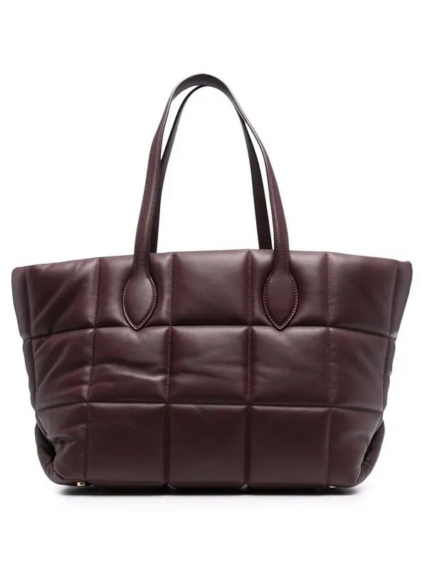 Khaite Quilted Leather Tote Bag