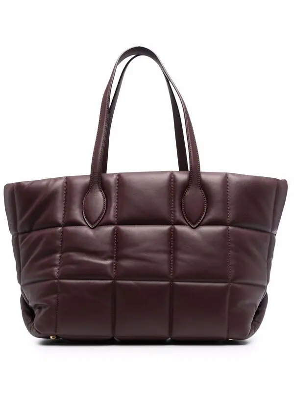 Khaite Quilted Leather Tote Bag