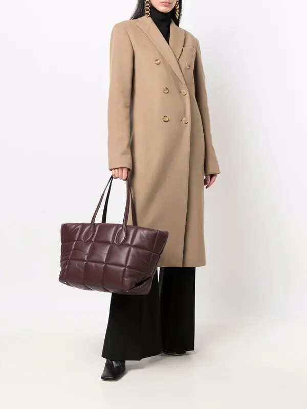 Khaite Quilted Leather Tote Bag