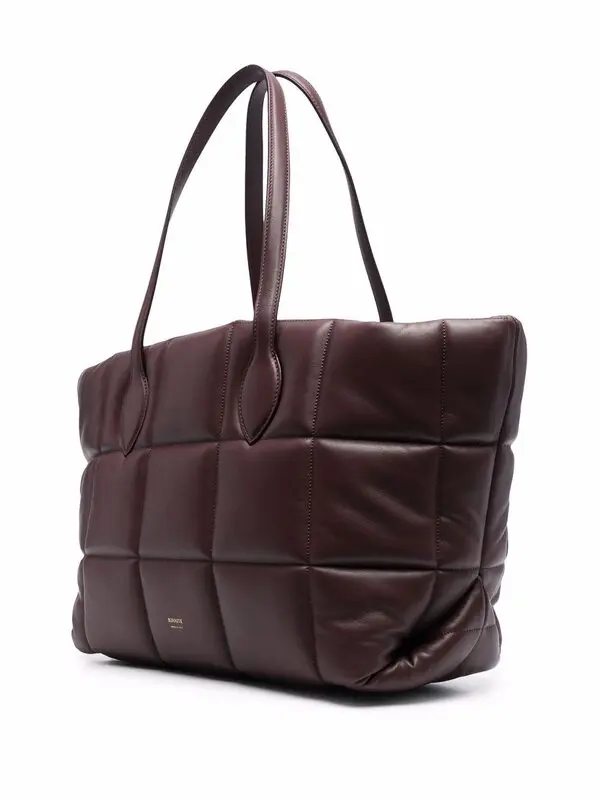 Khaite Quilted Leather Tote Bag