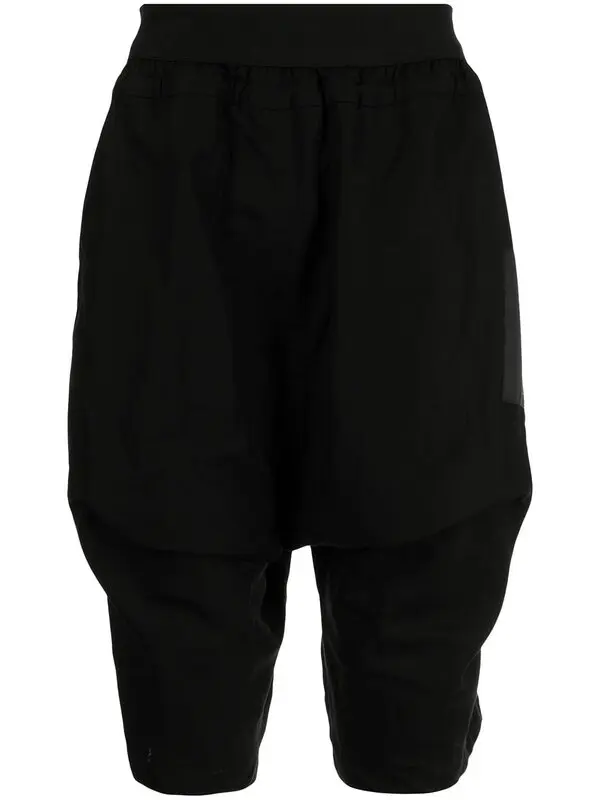 JULIUS Flap-pocket Drop-crotch Shorts