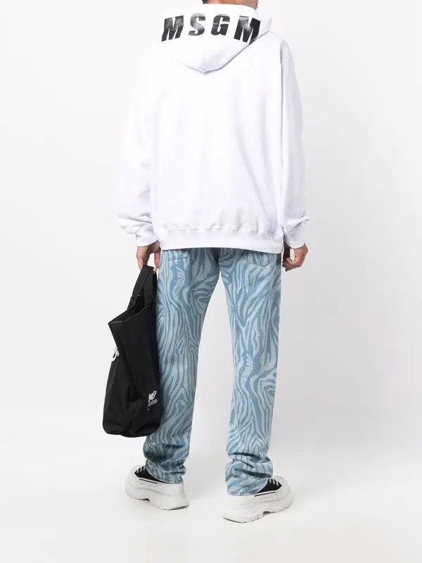 MSGM Logo Print Hoodie