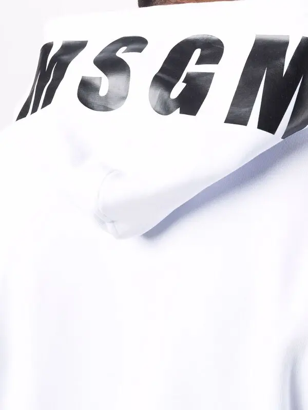 MSGM Logo Print Hoodie