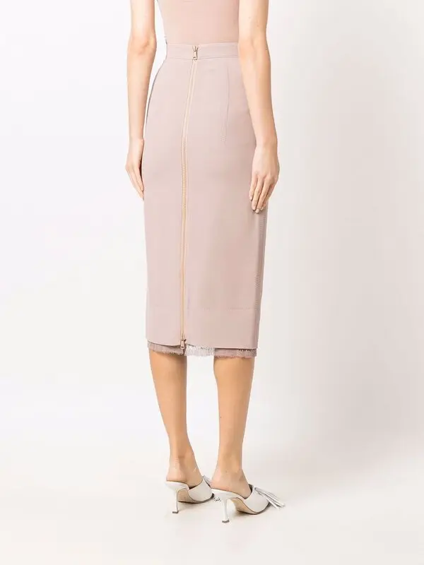 N°21 Lace-trimmed Pencil Skirt