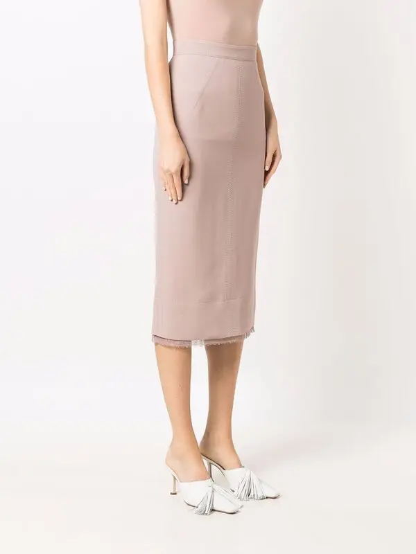 N°21 Lace-trimmed Pencil Skirt