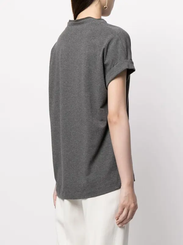 Brunello Cucinelli Cap-sleeve Knitted Top
