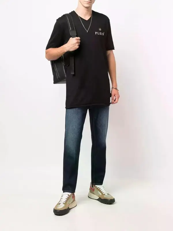 Philipp Plein Carrot Fit Straight-leg Jeans - Blue