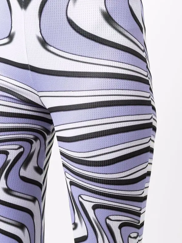 MAISIE WILEN Abstract-print Flared Trousers