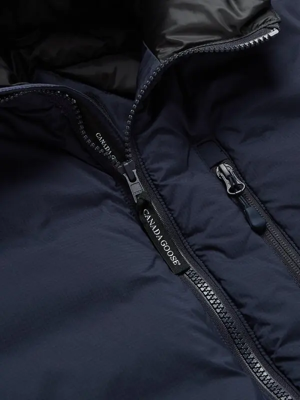 Canada Goose Lodge Slim-fit Hooded Down Jacket - Blue