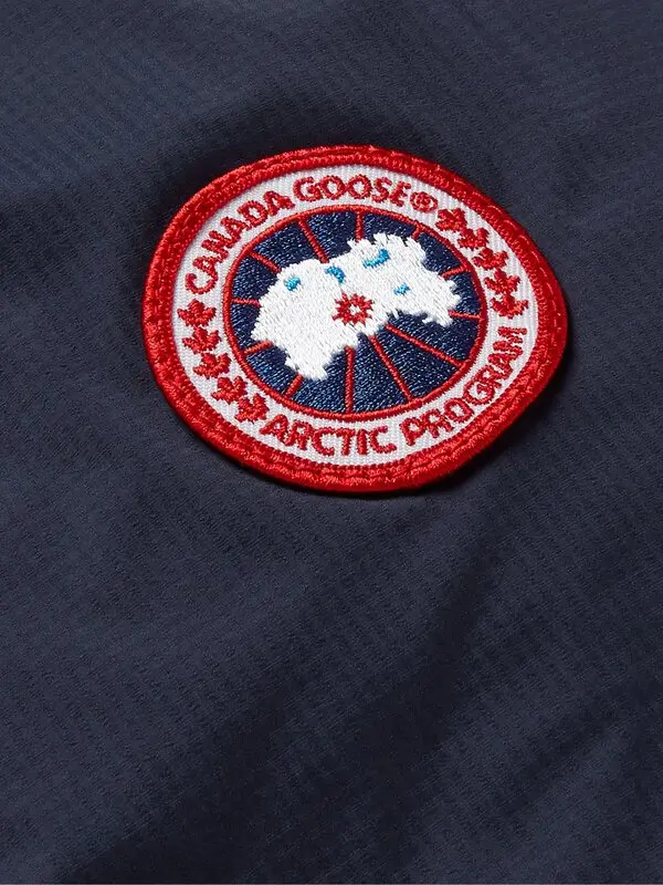 Canada Goose Lodge Slim-fit Hooded Down Jacket - Blue