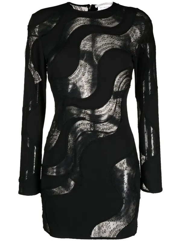 Stella McCartney Makenzie Wave Lace-insert Dress