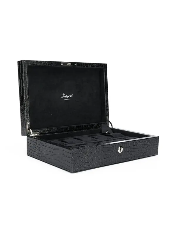 RAPPORT LONDON Brompton 10 Watch Box - Black