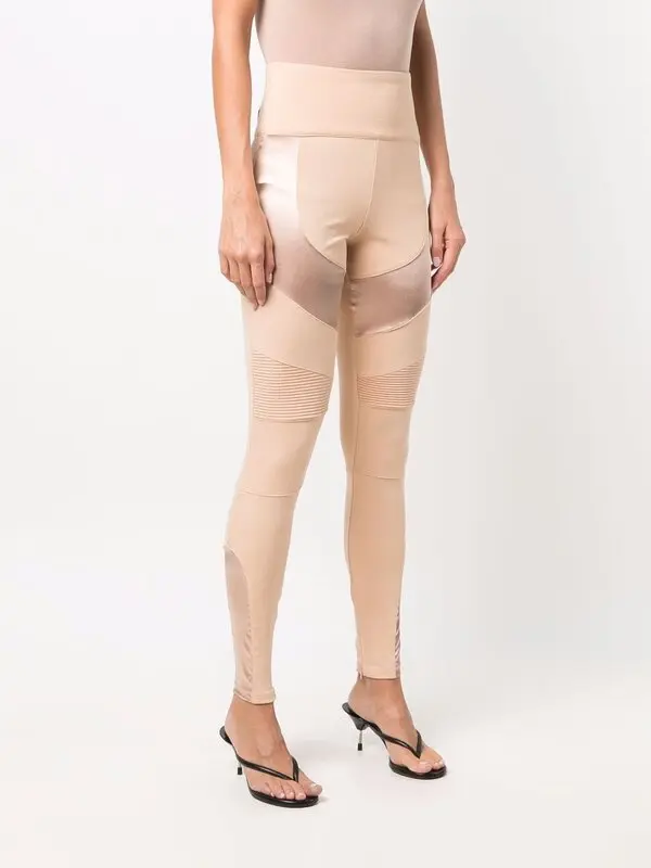Philipp Plein Panelled Biker Leggings