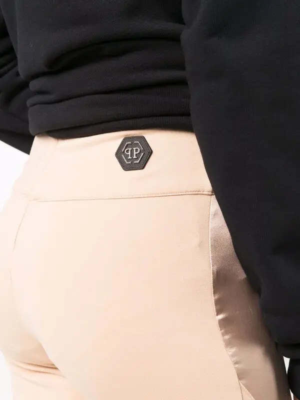 Philipp Plein Panelled Biker Leggings