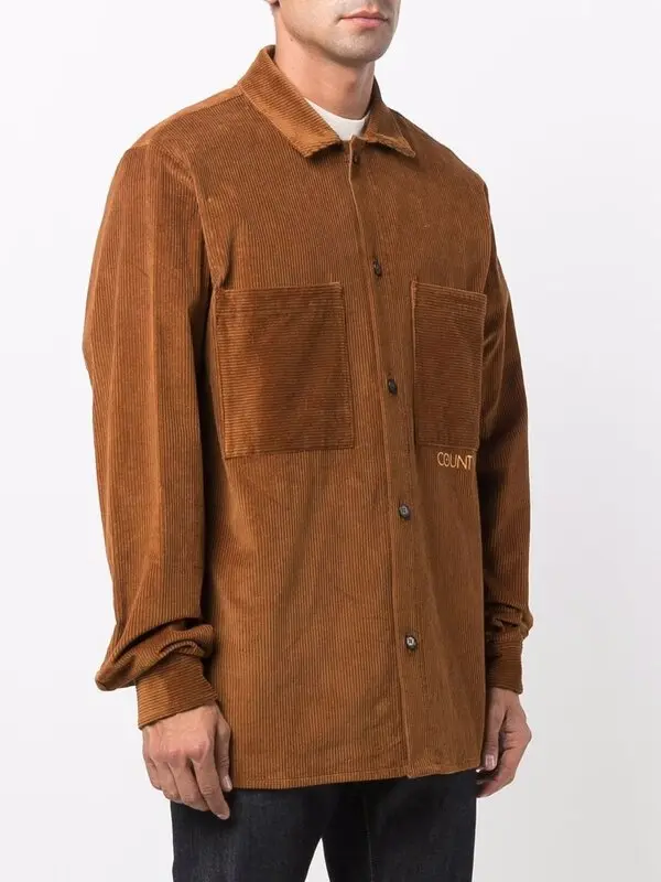 COUNTY OF MILAN Corduroy Long-sleeve Shirt