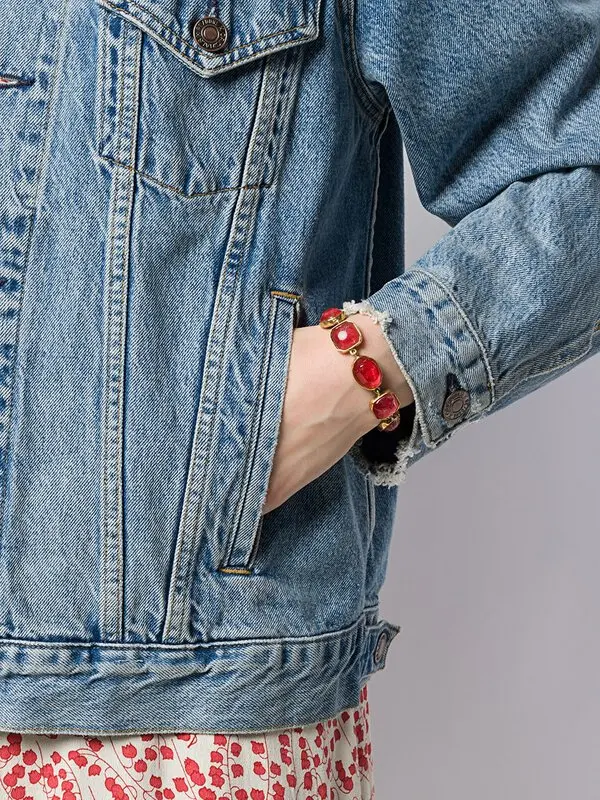 GOOSSENS Plated Cabochon Bracelet