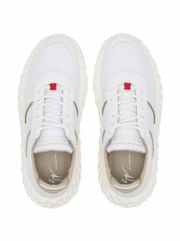 GIUSEPPE ZANOTTI Urchin Calf Leather Sneakers - White