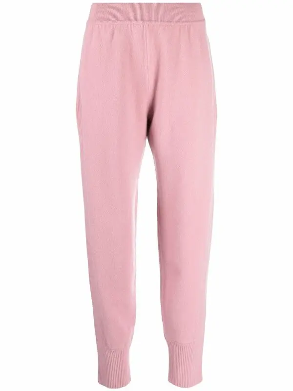 Alberta Ferretti Cashmere-wool Blend Knit Joggers