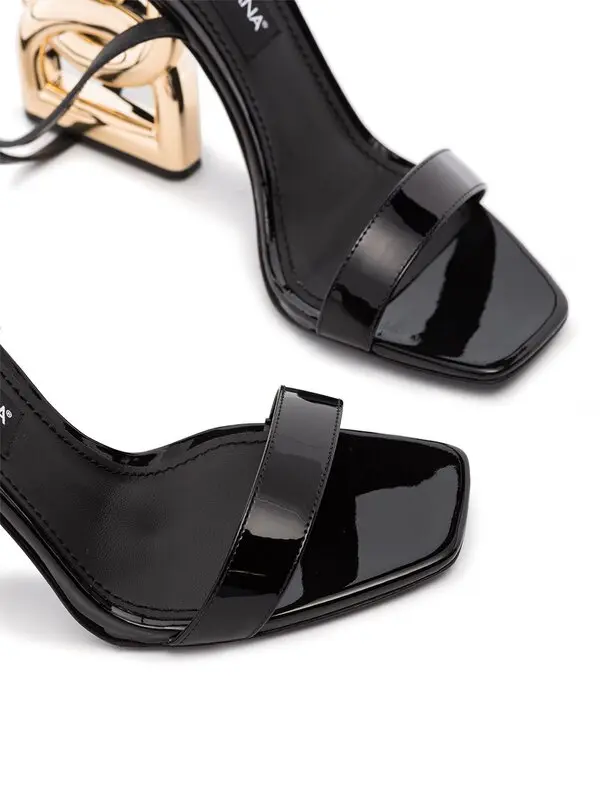 Dolce & Gabbana Dg Pop Keira 105mm Sandals - Black