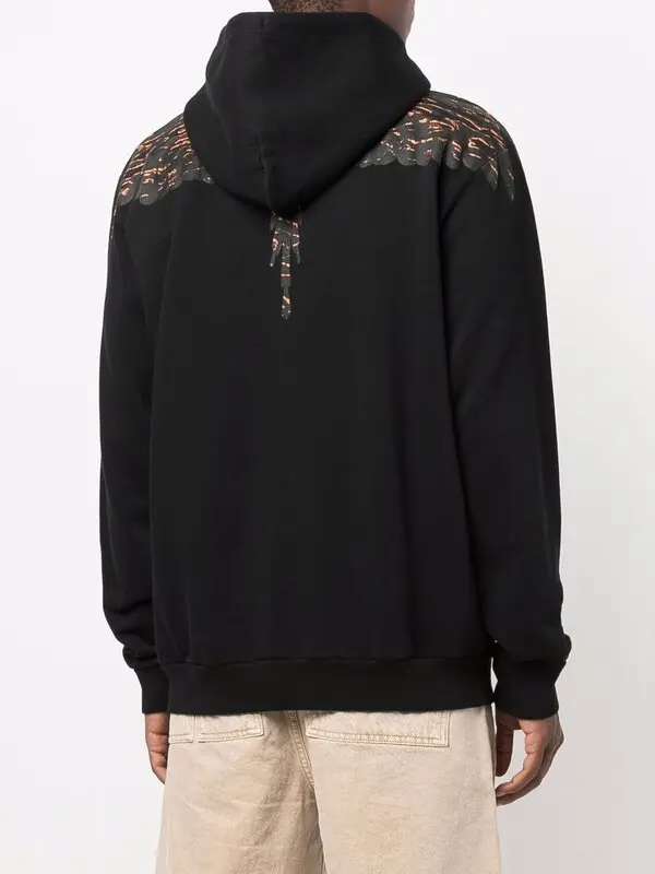COUNTY OF MILAN Marcelo Burlon Wings Print Hoodie