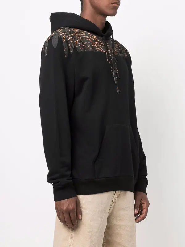COUNTY OF MILAN Marcelo Burlon Wings Print Hoodie