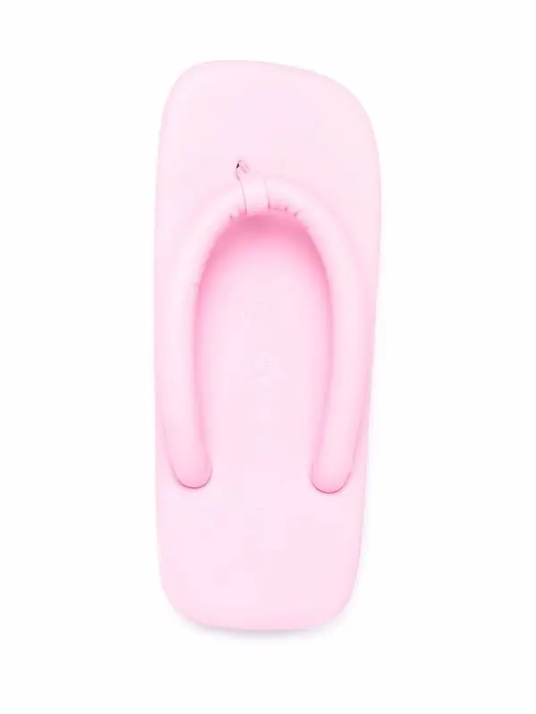 Camper Hastalavista Square-toe Flip-flops - Pink