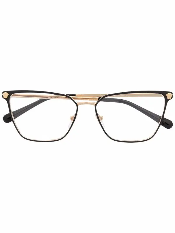 Versace Square-frame Glasses - Black