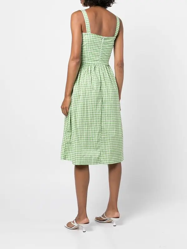 green emerald velvet dress Green V-Neck White Stripes Long Summer Dress – FancyVestido