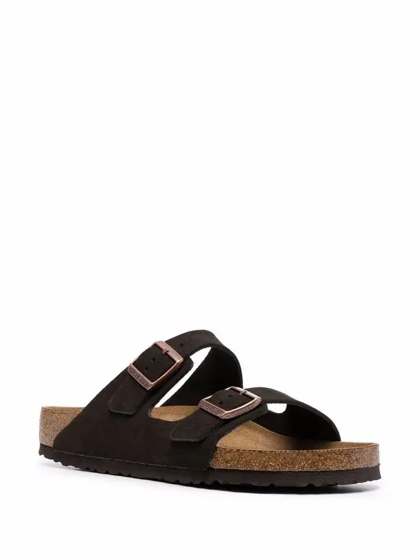 BIRKENSTOCK Arizona Suede Sandals - Brown
