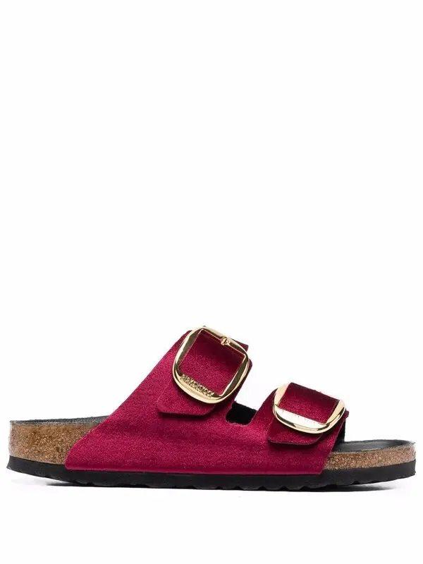 BIRKENSTOCK Velvet-strap Sandals