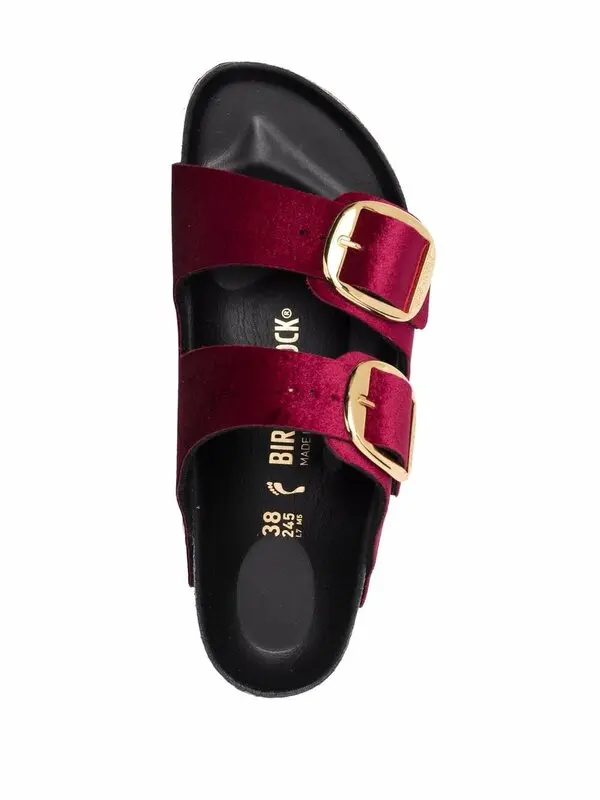 BIRKENSTOCK Velvet-strap Sandals