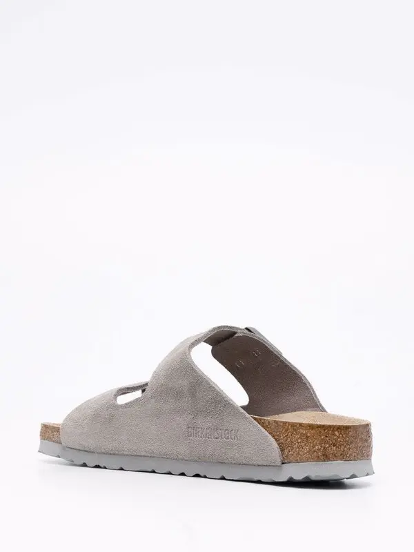 BIRKENSTOCK Arizona Suede Sandals - Grey