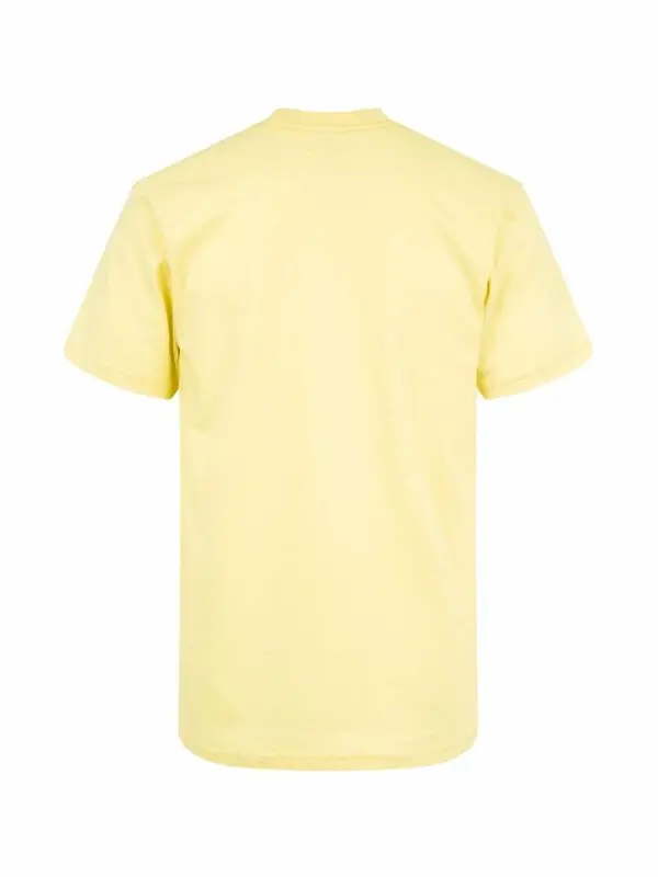 Supreme X Kaws Chalk Logo T-shirt - Yellow