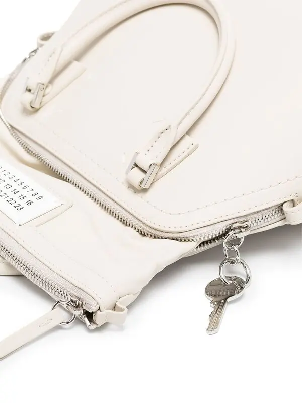 MAISON MARGIELA Mini 5ac Classique Top-handle Bag - Neutrals