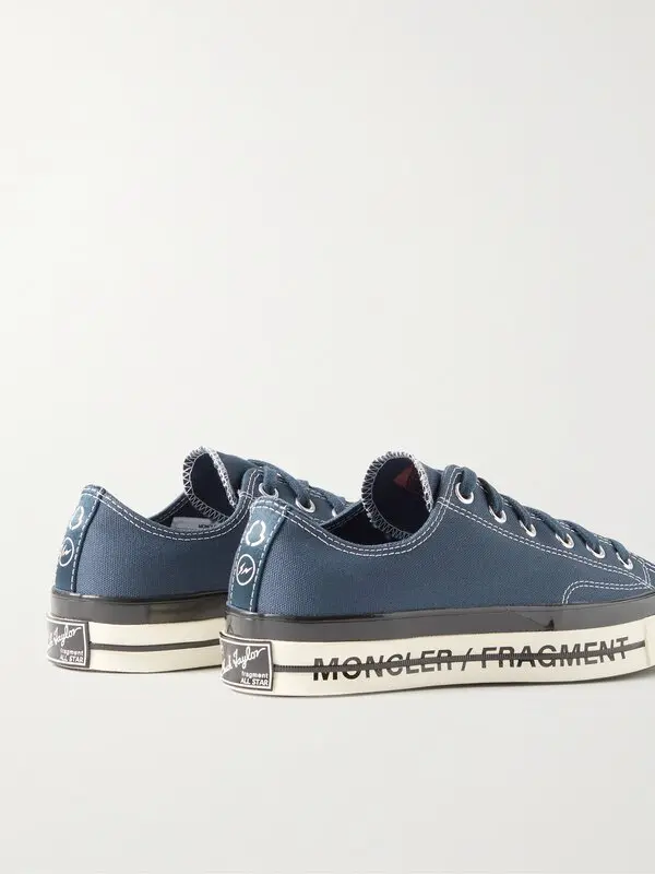 Moncler Converse 7 Fragment Fraylor Iii Canvas Sneakers In Blue