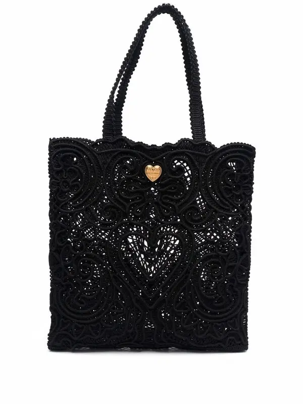 Dolce & Gabbana Medium Beatrice Cordonetto Lace Tote