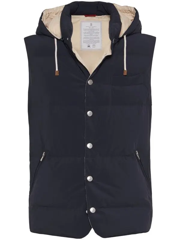 Brunello Cucinelli Hooded Padded Gilet