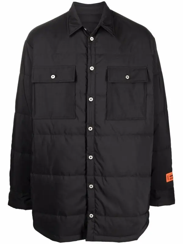 Heron Preston Logo-patch Padded Jacket