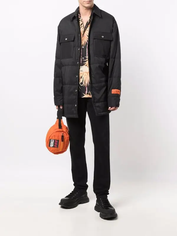 Heron Preston Logo-patch Padded Jacket