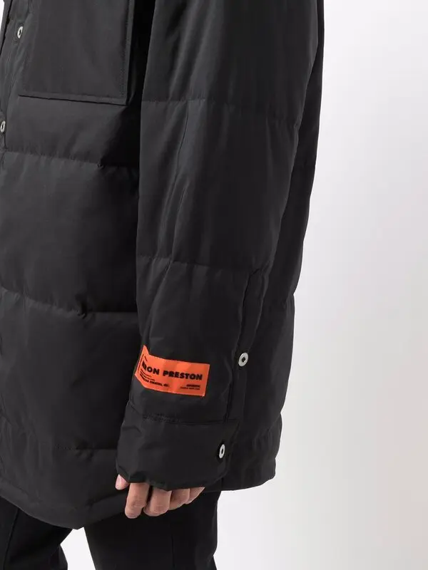 Heron Preston Logo-patch Padded Jacket