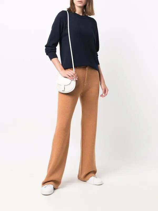 BARRIE Long-sleeved Cashmere Pullover - Blue