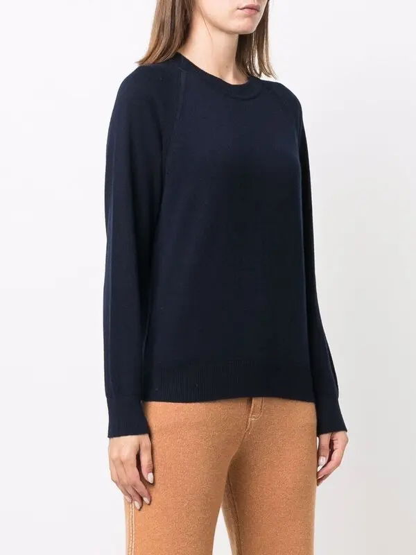 BARRIE Long-sleeved Cashmere Pullover - Blue