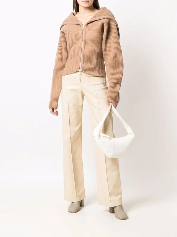 AMBUSH Folded-collar Zipped Cardigan