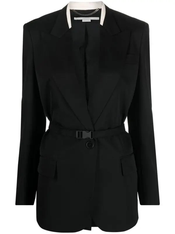 Stella McCartney Single-breasted Belted Blazer