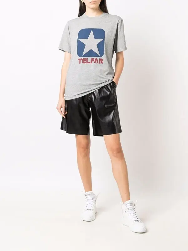 TELFAR Logo-print Short-sleeved T-shirt