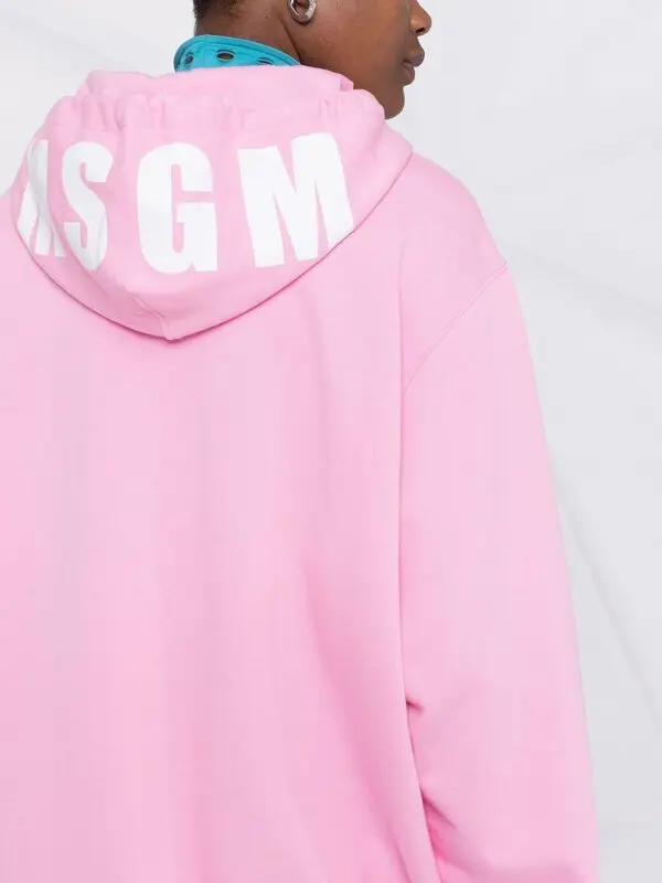 MSGM Oversized Cotton Hoodie