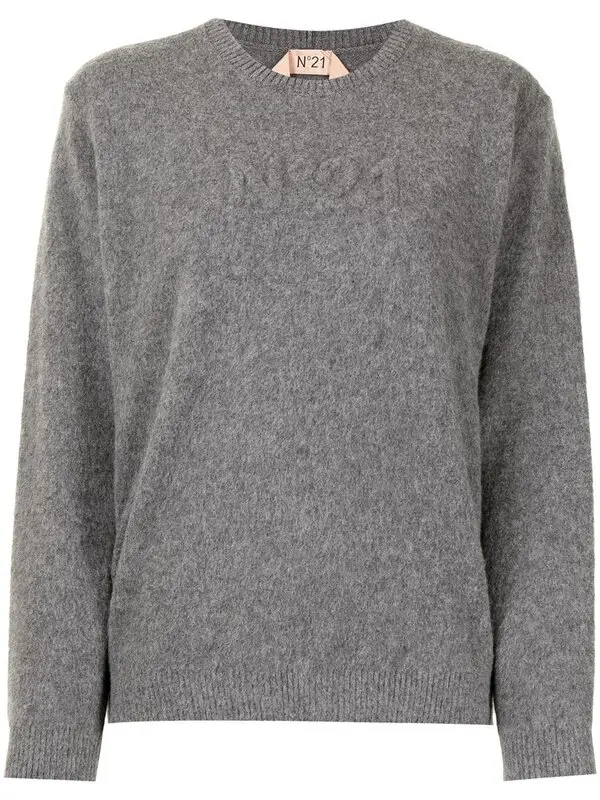 N°21 Embossed Logo Jumper